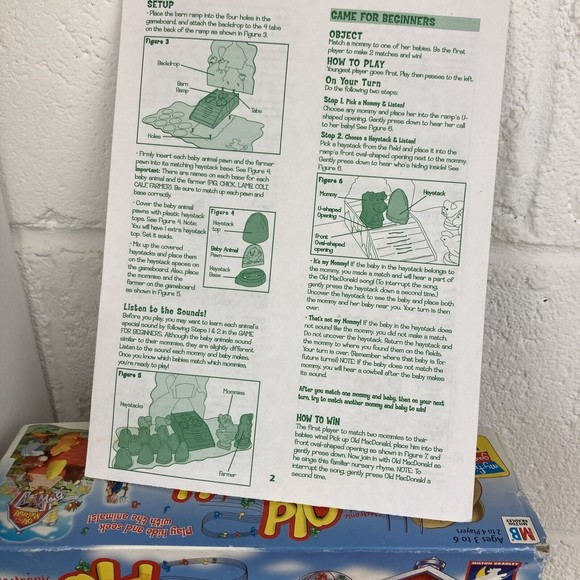 Milton Bradley | Toys | 202 Old Macdonald Had A Farm Game Milton ...